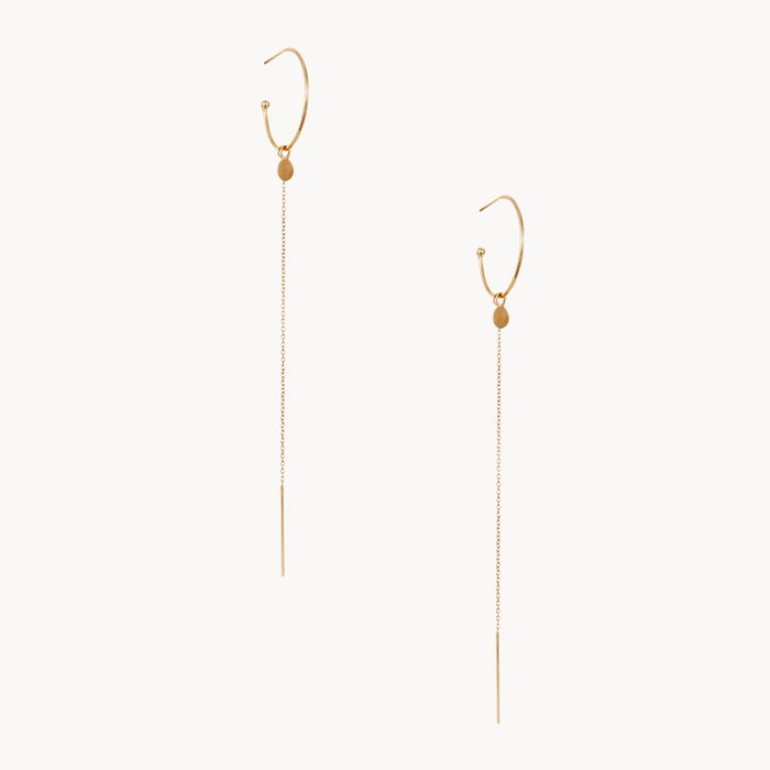 Soul Threader Gold Hoops